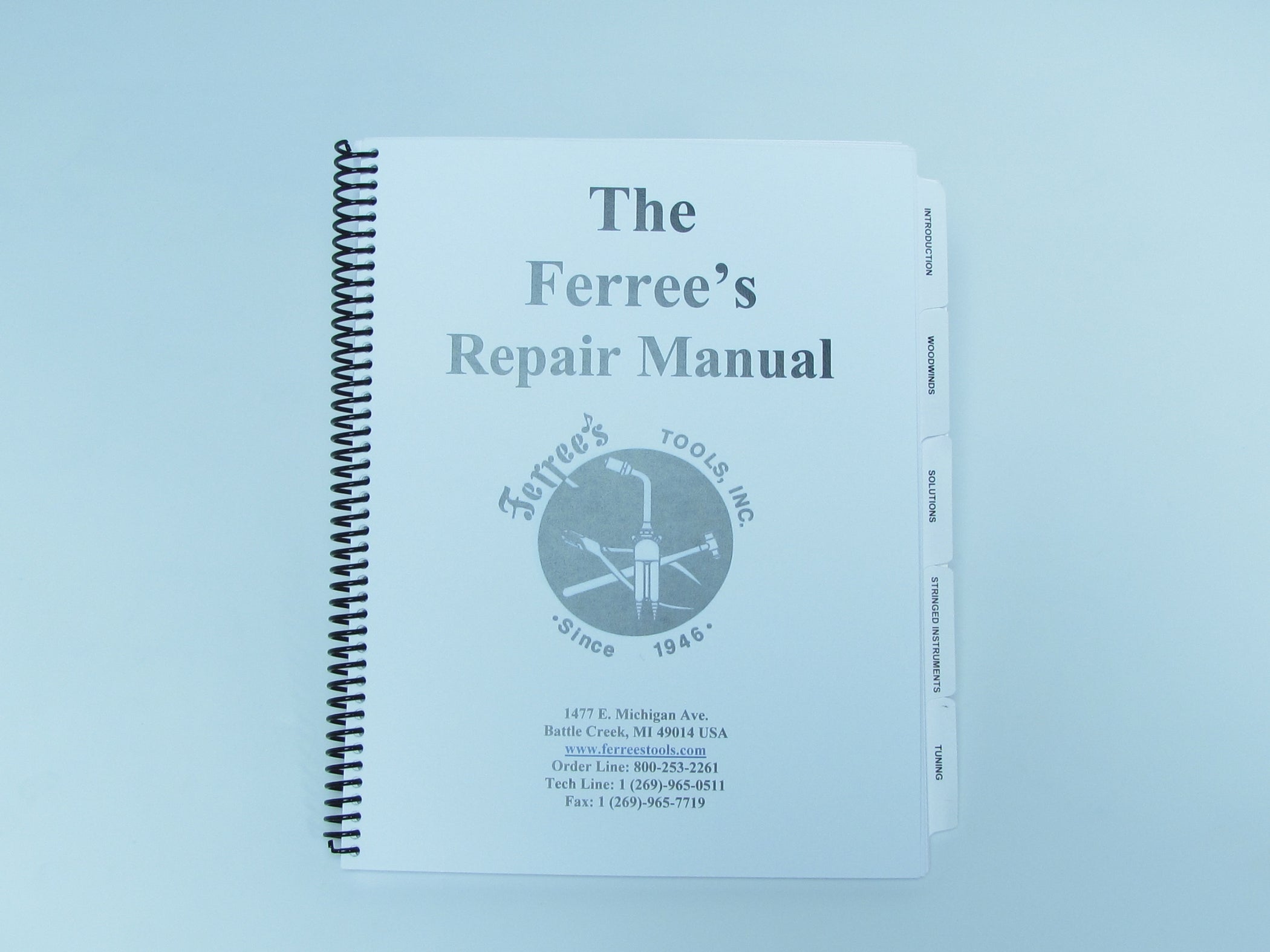 REP Ferree's Repair Manual – Ferree's Tools Inc